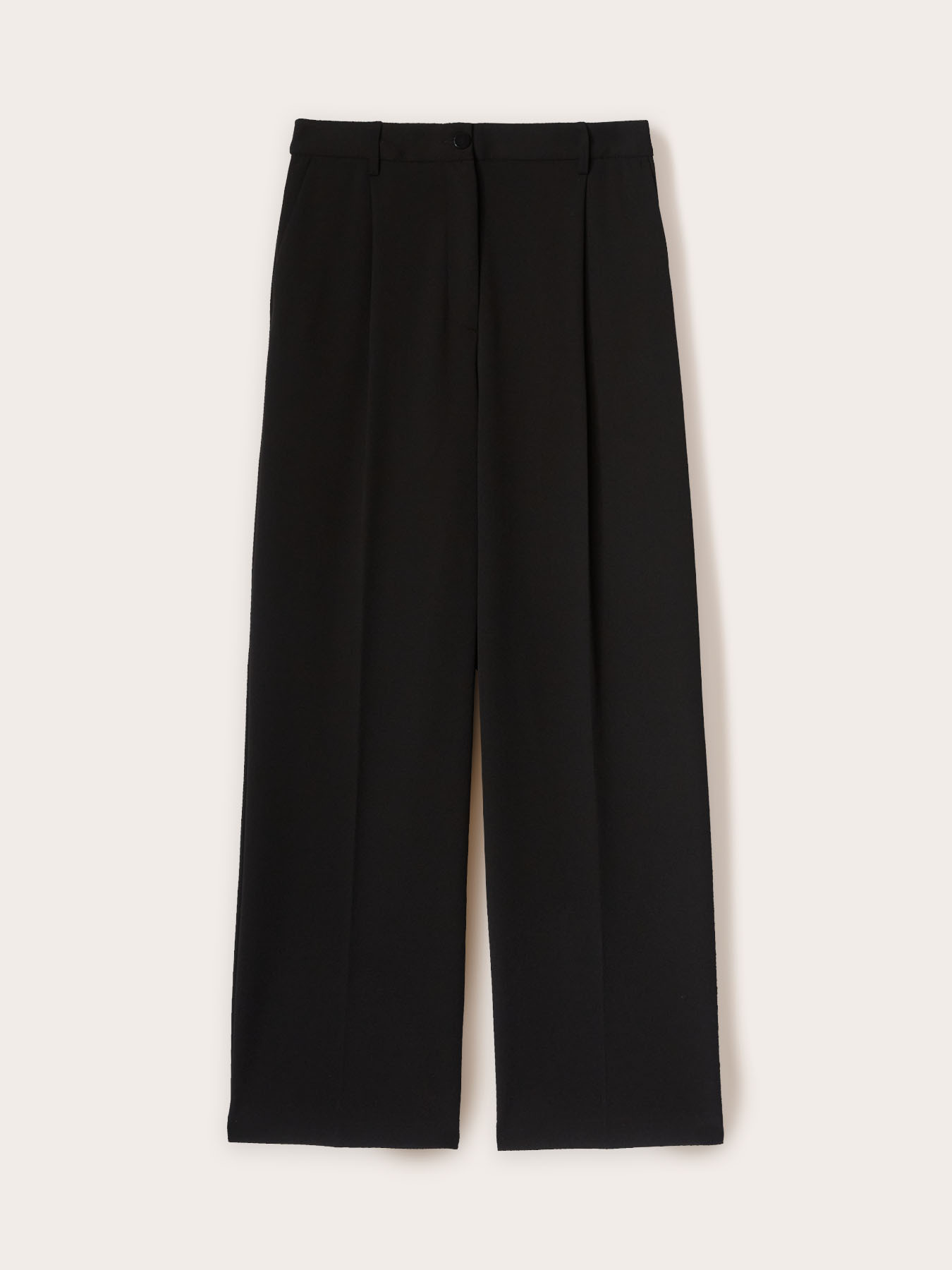 Palazzo-Hose mit Falten